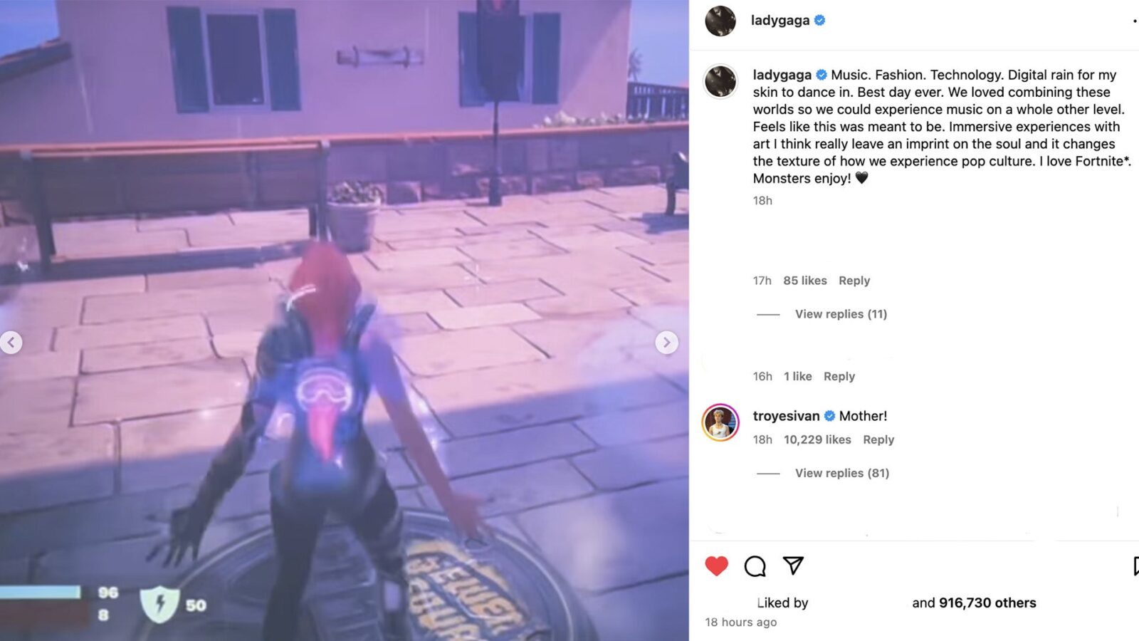 ‘Me encanta Fortnite ': Lady Gaga parece estar jugando Battle Royale ...