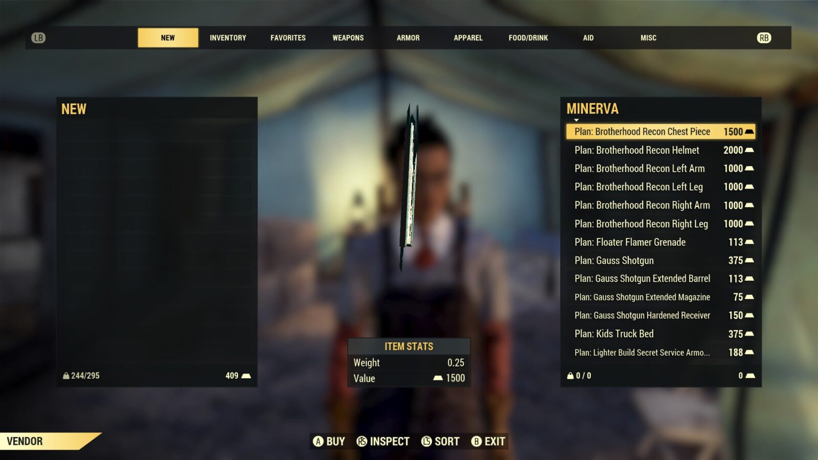 Fallout 76 : ubicación e inventario de Minerva: finales de julio de ...